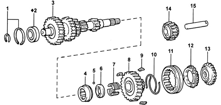 Disassembly and assembly of gearboxes R150F and R151F (Toyota Cruiser ...